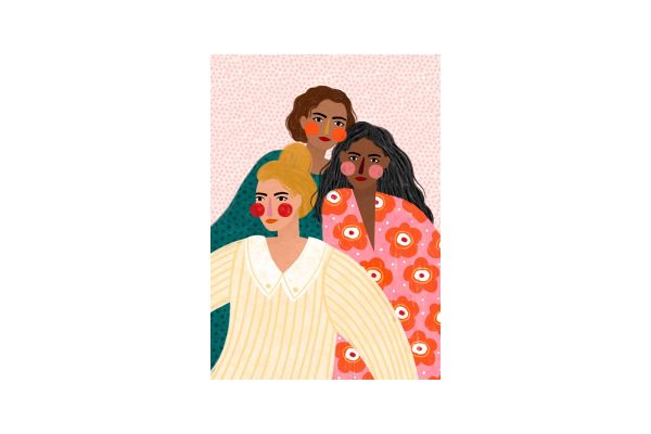 Spliid - Plakat - Girl Friends- 50 x 70 cm